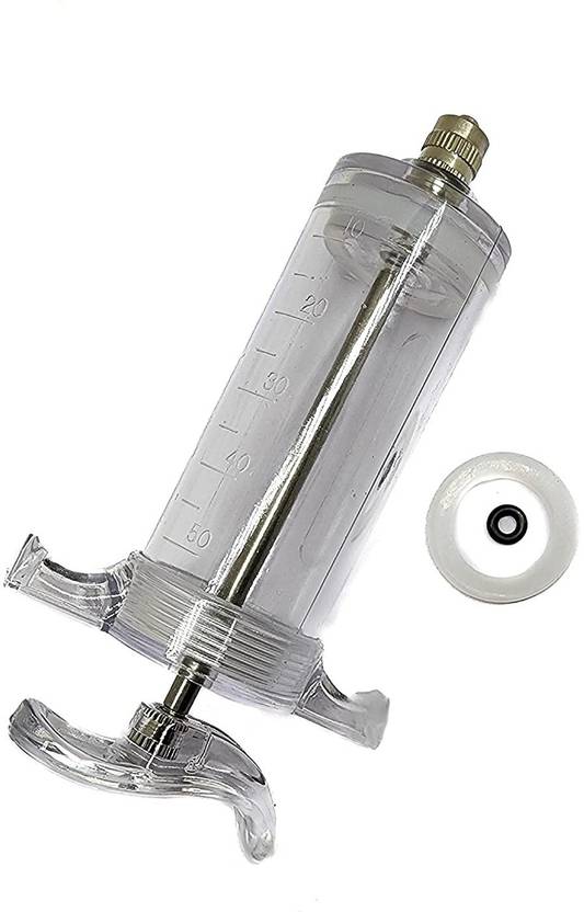 Agarwals 50ml Oral Feeding Syringe | Transparent | Luer Lock | for ...