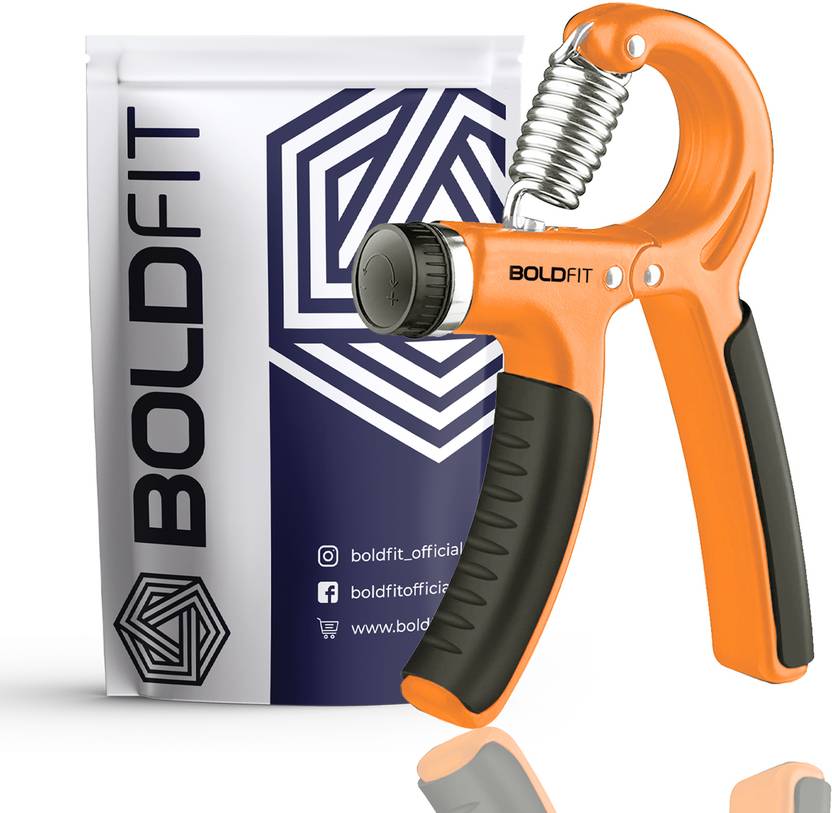 BOLDFIT Hand Grip Band For Gym Strengthener Hand Gripper Men Forearm ...