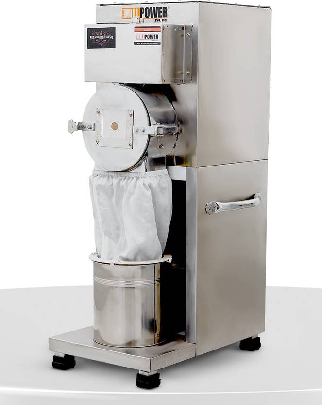 MILL POWER 2 HP Motor, 2880 RPM, 20 kg/hour 2 HP PULVERIZER ATTA CHAKKI ...