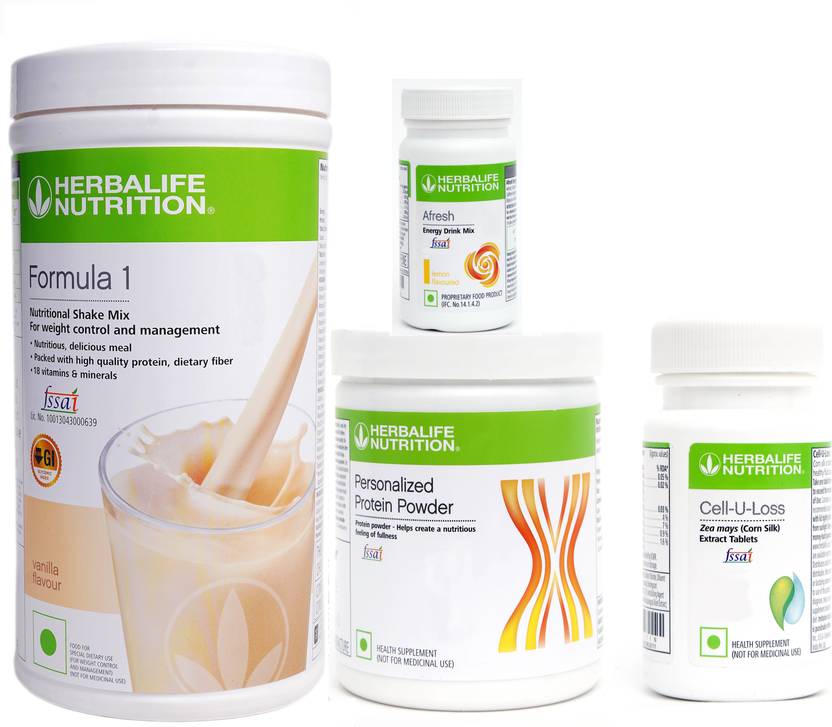 Herbalife Nutrition formula 1 vanila 500g+ protein powder 200g+ afresh ...