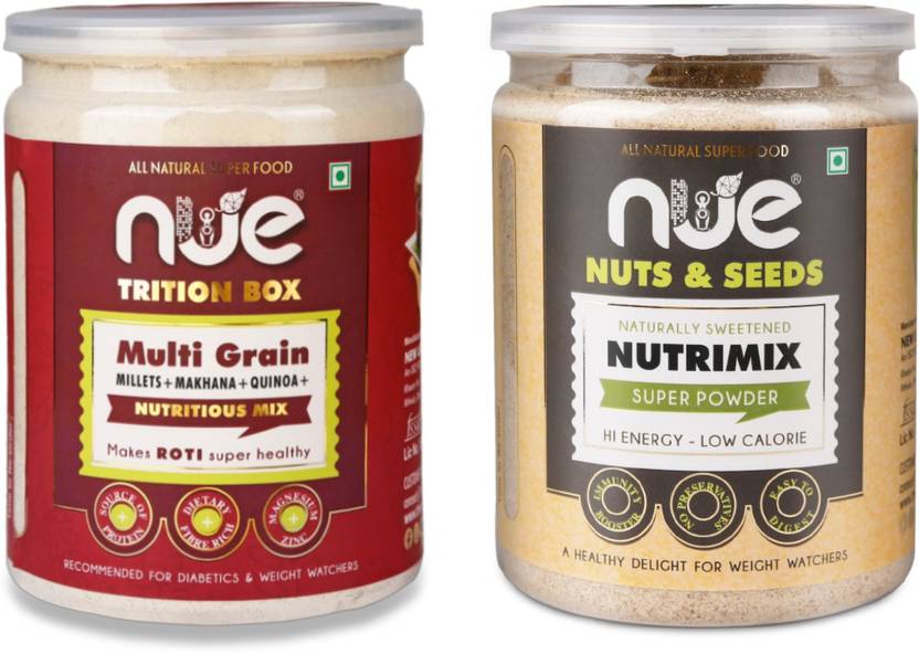 nue MULTIGRAIN POWDER 400G & NUTRIMIX POWDER 375G COMBO PACK Combo ...