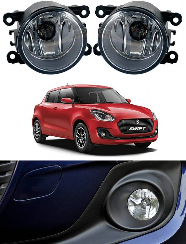 AutoTech Halogen Fog Lamp Unit for Hyundai, Mahindra, Maruti Suzuki, Suzuki, Tata, Skoda, Nissan ...