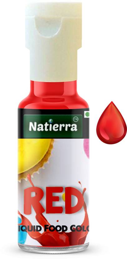 Natierra Liquid Food Color -Red| Cake Edible Art Liquid Flow Colors ...