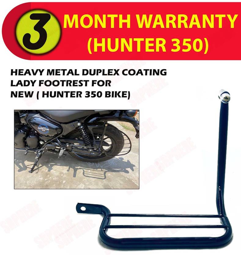 SRPHERE HEAVY METAL DUPLEX COATING LADY FOOTREST FOR NEW ROYAL ENFIELD ...