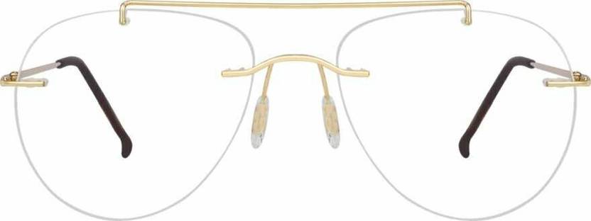 brutus Rimless Aviator Frame Price in India - Buy brutus Rimless ...