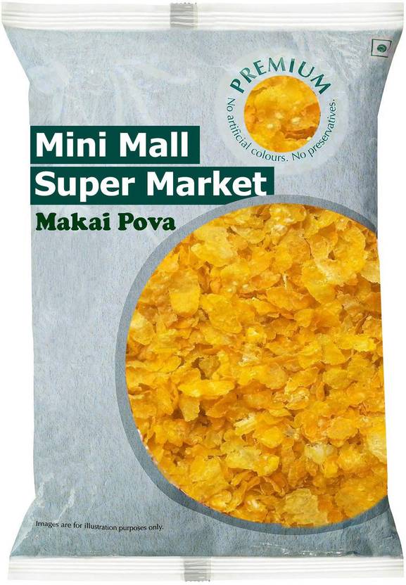 MINIMALL SUPER MARKET Instant Corn Flakes /Makai Poha Fryums Fryums ...