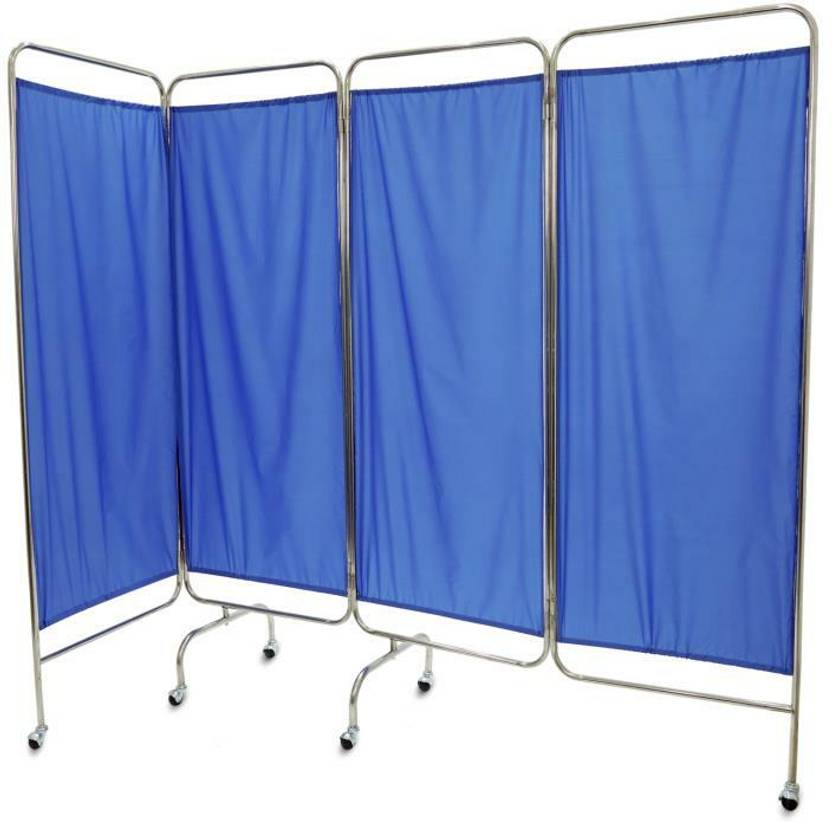 KosmoCare 4-Panel Hospital Bed Screen for Home Care Bedside Screen ...