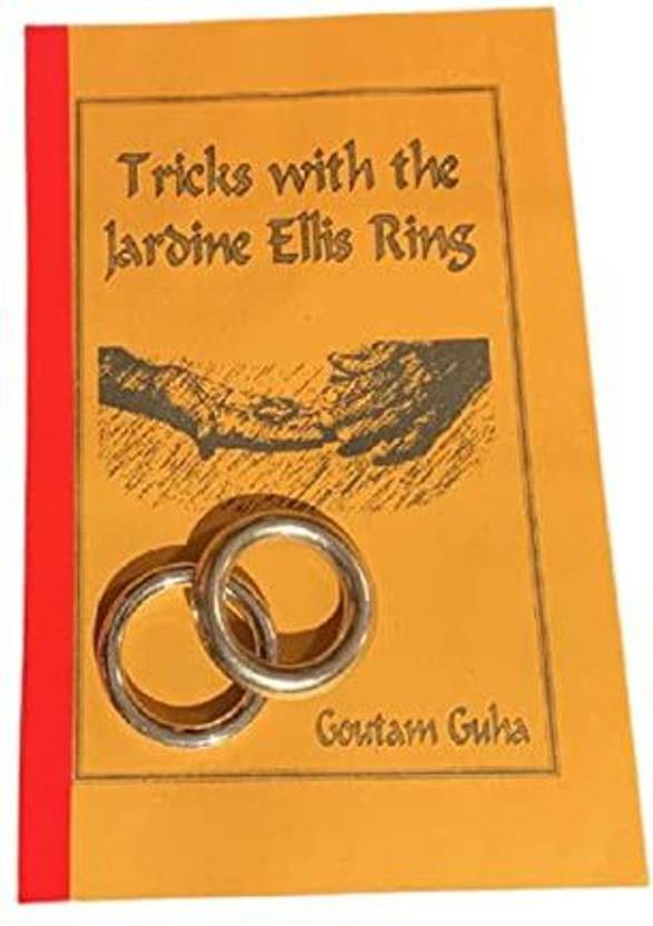 MilesMagic Magician's Jardine Ellis Ring Gimmick with Book Silver Metal ...