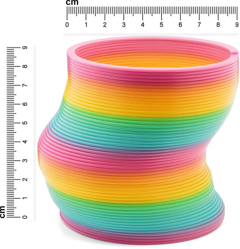 LaBeaute Jumbo Magic Rainbow Slinky I Original Plastic Coil Fidget Spring Toy Gag Toy Price in ...
