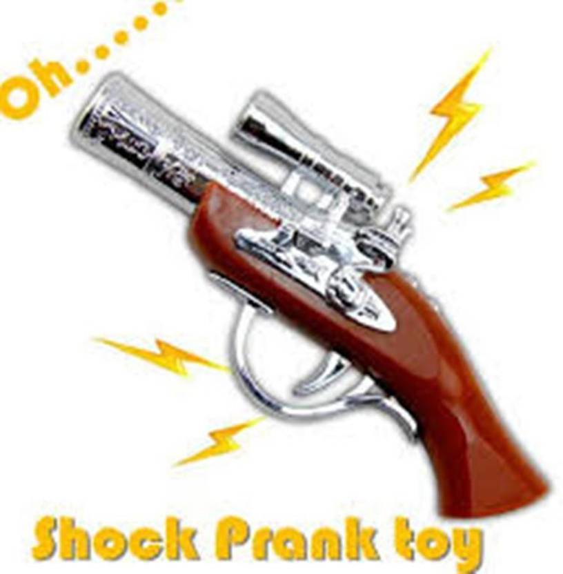 MADDYGROUP Shocking Prank Antique Gun|3 in 1-Shocking,Torch & Laser ...