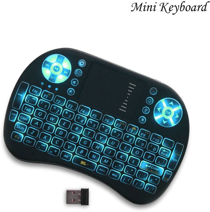 AMUSING Mini Size Wireless Keyboard with Touch pad Mouse for Gaming ...