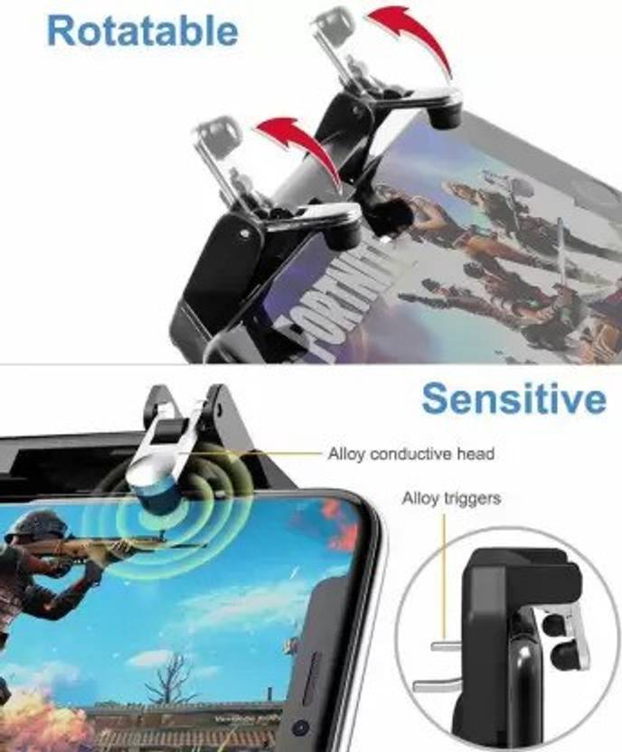SARA Mobile Game pad for BGMI Gamepad Dual Triggers Anti Slip Gaming ...