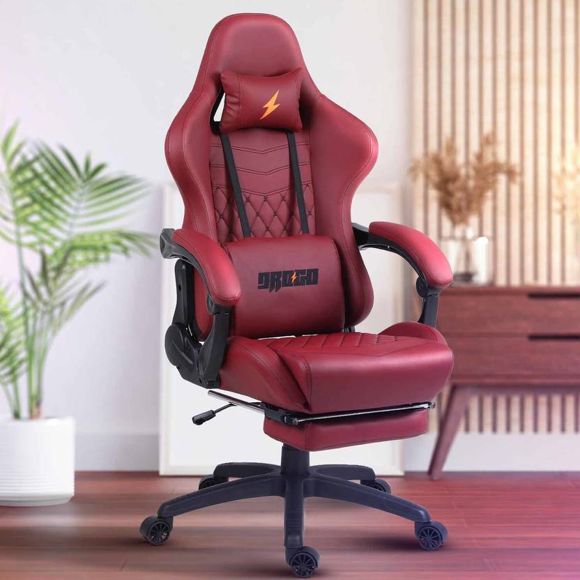 Drogo Multi-Purpose Ergonomic Gaming Chair with Adjustable Seat, Head ...