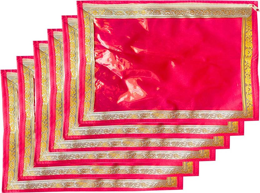 Homkom saree cover Single saree covers for wardrobe/closet/Almirah ...