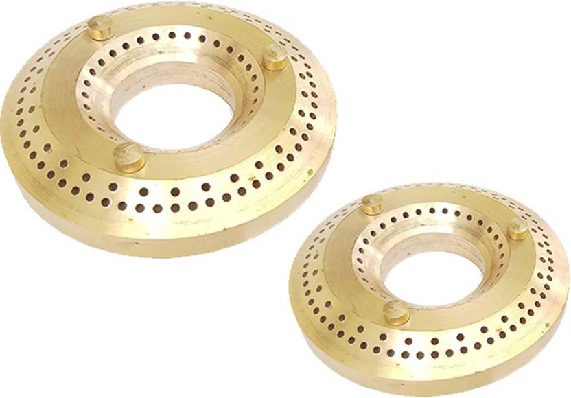 Pardzworld Heavy Duty Brass Burners for Kitchen Gas Stove Suitable for Leading Brands COMBO ...