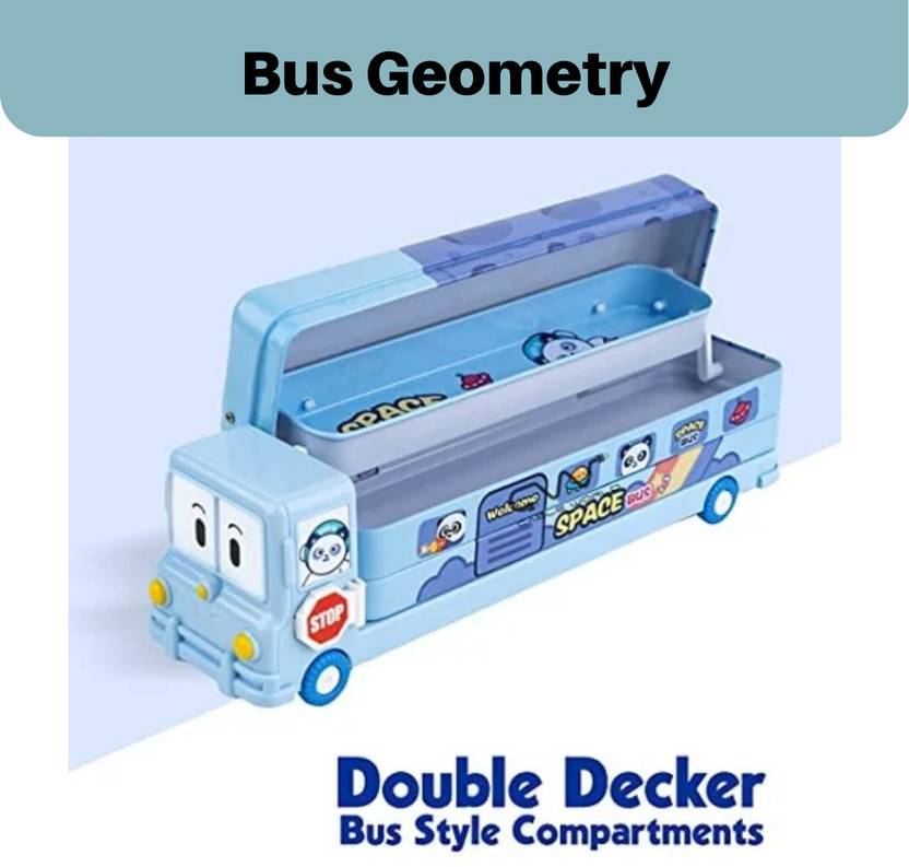 Flipkart.com | Extraposh Bus geometry box cartoon Bus Box Art Plastic ...