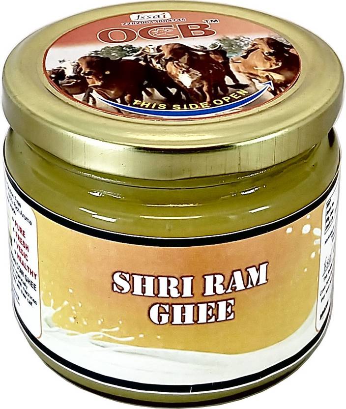 OCB SHRI RAM GHEE 100% Pure Indian Cow Made Ghee (Hand Made) Ghee 250 g ...