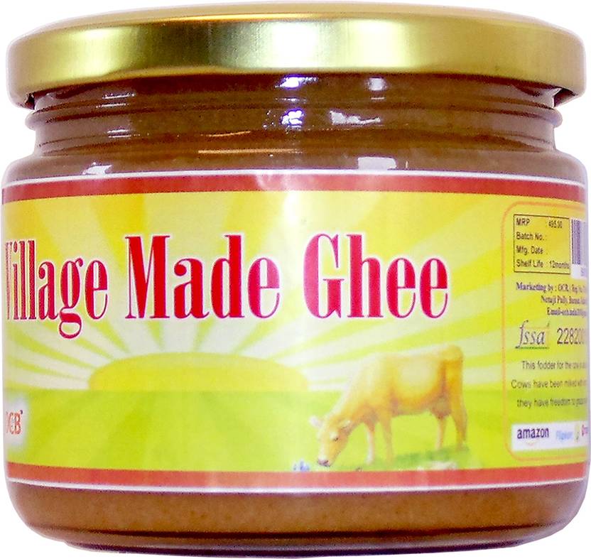 OCB Villge Made Ghee 100% Desi Gir Cow Bengali Ghee 250 g Glass Bottle ...