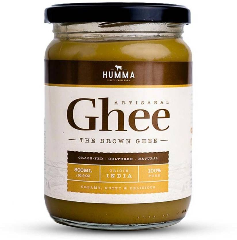 HUMMA Brown Desi Cow Ghee | Grassfed Clarified Butter | Pure, Natural ...