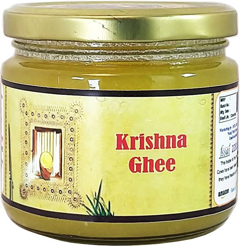 OCB Krishna Ghee Healthy Roots Gir Cow Ghee (A2) Good Taste Ghee 250 g ...