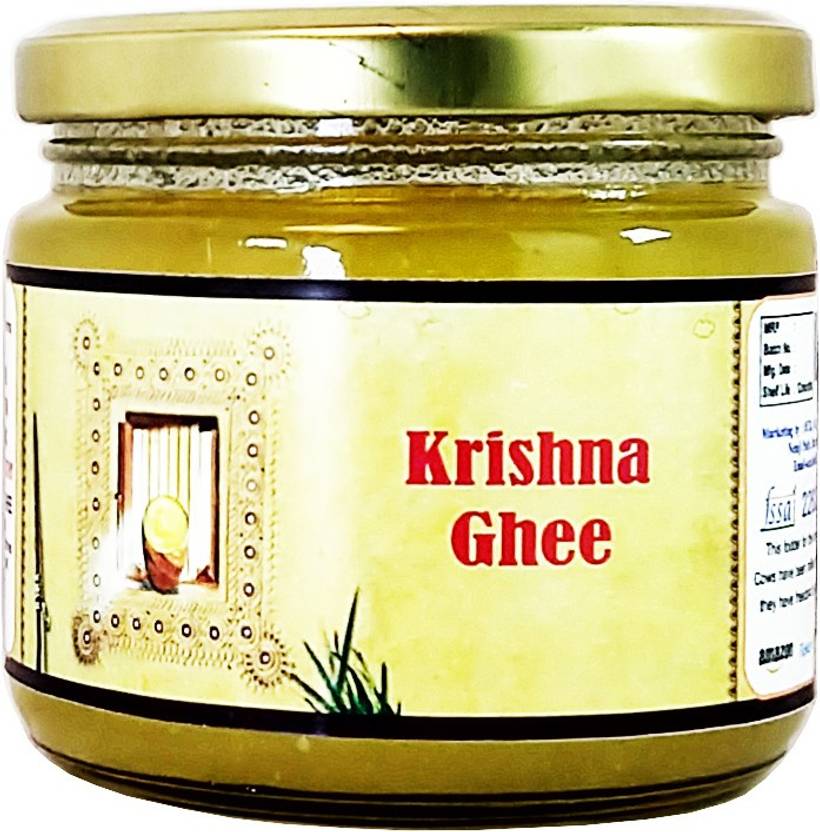 OCB Krishna Ghee Natural and Healthy Desi Gir Cow Cultured Ghee 250 g ...