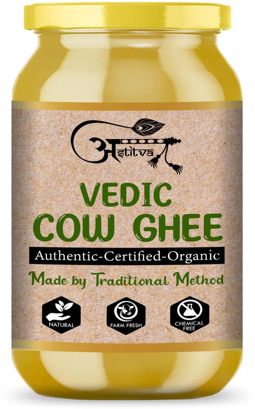 ASTITVA Vedic Cow Ghee, Traditional Bilona Method, Pure, Natural and ...