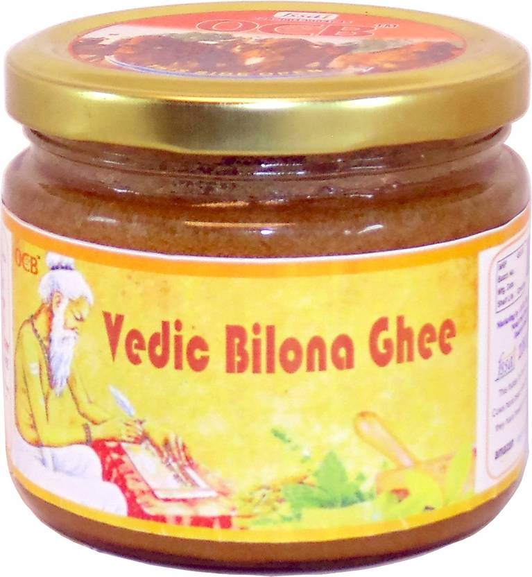 OCB Vedic Bilona Ghee Desi Cow Ghee 100% Pure Bengali Ghee 250 g Glass ...