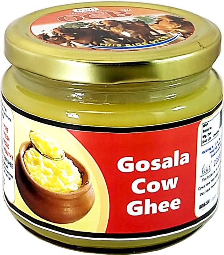 OCB Gosala Cow Ghee A2 Desi Ghee Organic Farms Desi Gir Cow A2 Cultured ...