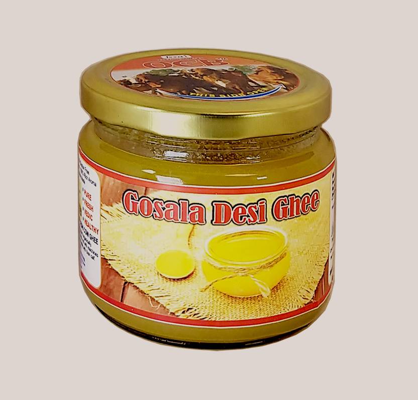 OCB Gosala Desi Ghee 100% Desi Gir Cow | A2 Gir Cow Pure Ghee 250 g ...