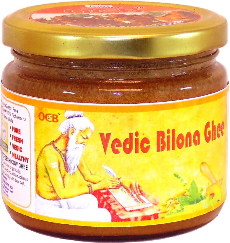 OCB Vedic Bilona Ghee A2 Gir Cow Ghee - Pure Desi Bengali Ghee 250 g ...