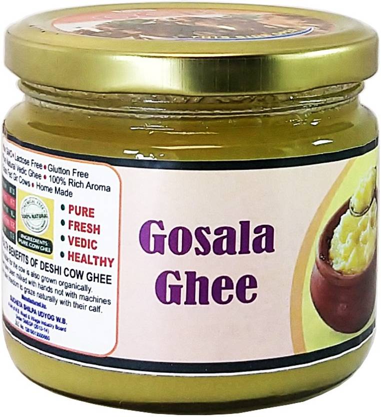 OCB Gosala Ghee MADE FROM DESI COW MILK BY TRADITIONAL METHOD Ghee 250 ...