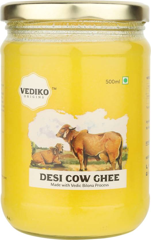 Vediko Origins A2 Desi Cow Ghee | Traditional Bilona Curd Method Ghee ...