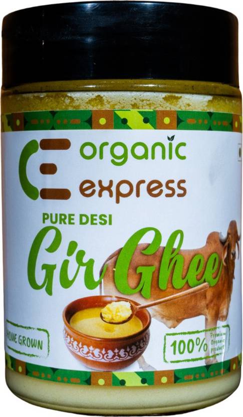 organic express GIR GHEE (500 mL) from grass fed Gir Cow A2 milk 500 ml ...