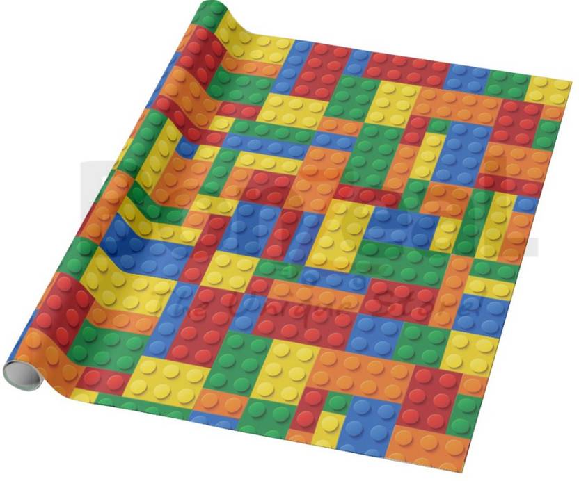 BonZeaL Block Printed Gift Packing Material Sheet Pack of 10 Paper Roll ...