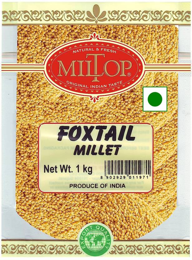MilTop Foxtail Millet 2 kg Foxtail Millet Price in India - Buy MilTop ...