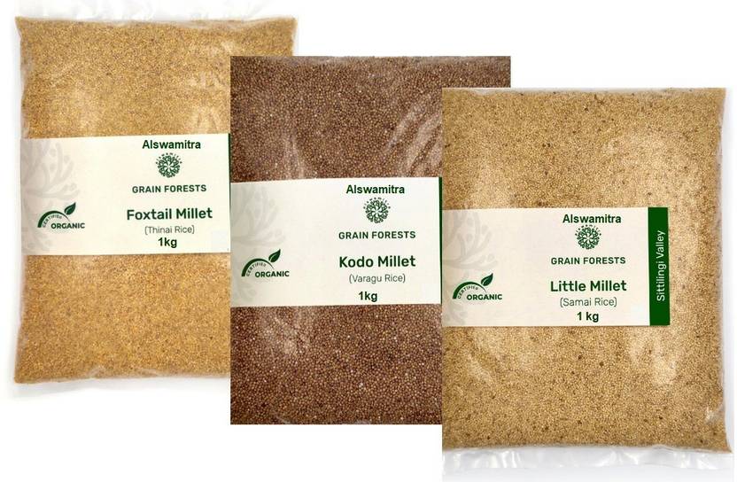 ALSWAMITRA Grain Forests Millets 3Kg ,Organic Millets, Low GI Millet ...
