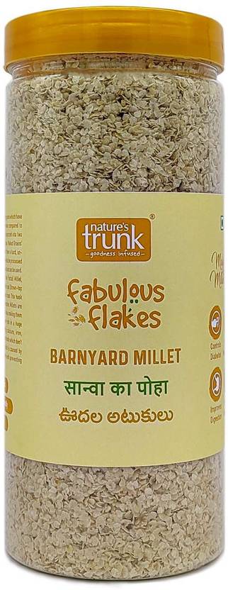 Nature's Trunk Barnyard Millet Flakes (Saava / Udalu) 350 g Barnyard ...