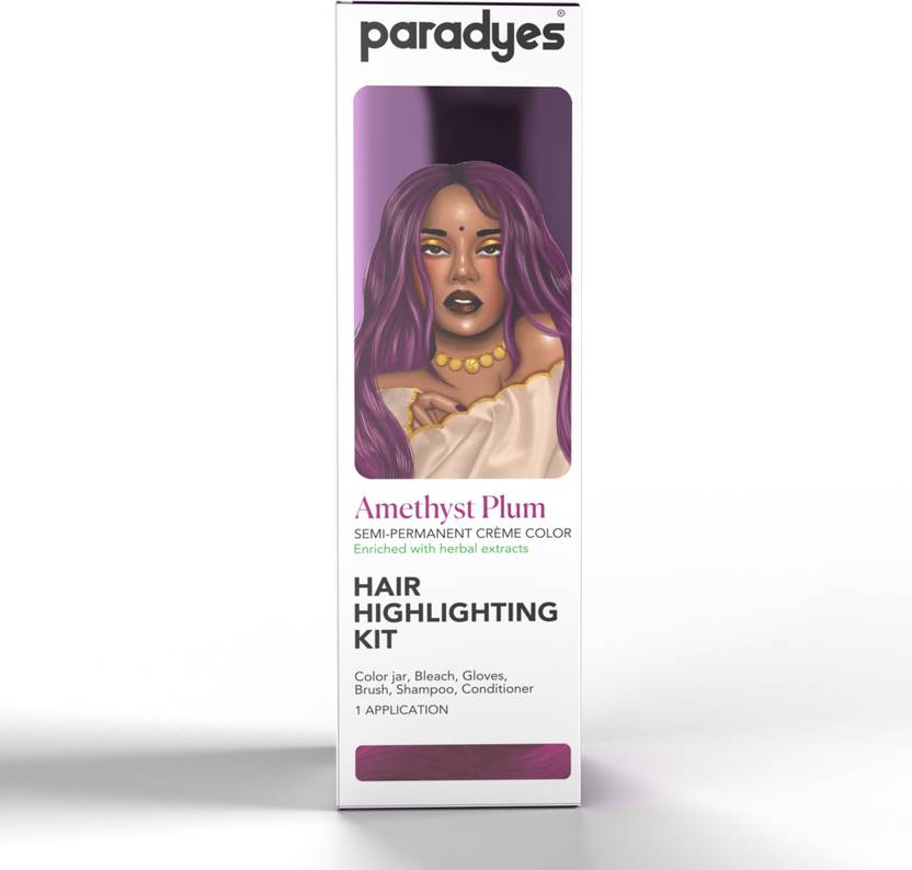 Paradyes Ammonia Free Amethyst Plum Semi-permanent Hair Color ...