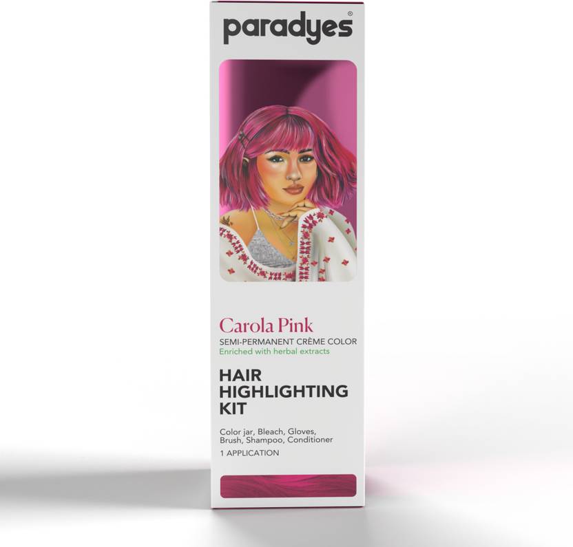 Paradyes Ammonia Free Carola Pink Semi-permanent Hair Color ...