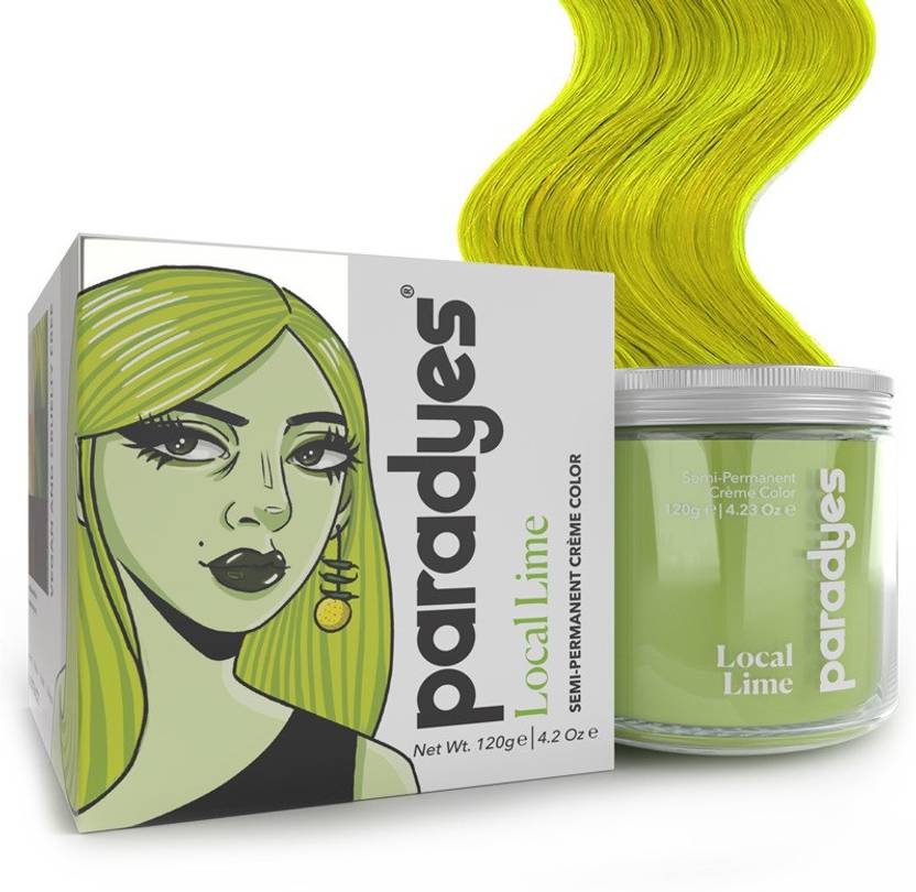 Paradyes Ammonia Free Local Lime Semi-Permanent Hair Color 120gm ...