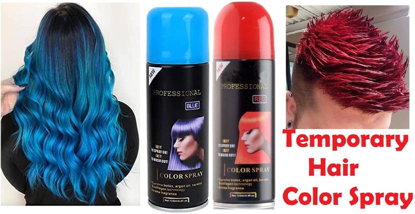 Emijun Original Professional Touch Temporary Red & Blue Hair Color ...
