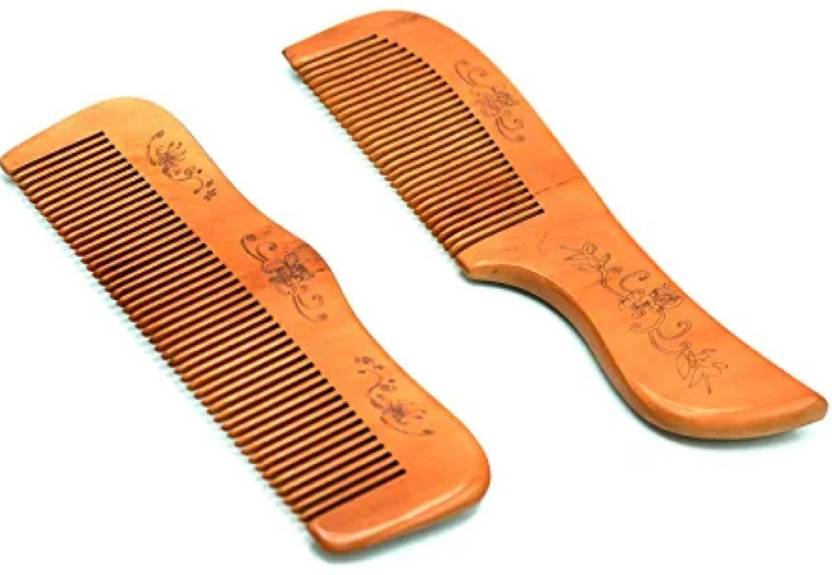 feelhigh Neem Wood Broad Tooth Anti-Dandruff Comb - Price in India, Buy ...
