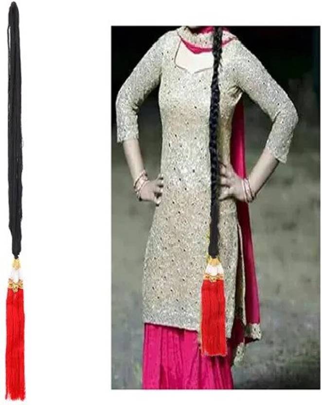 NAVMAV Tassles Paranda/Parandi Choti Braid Extension For Women & Girls ...