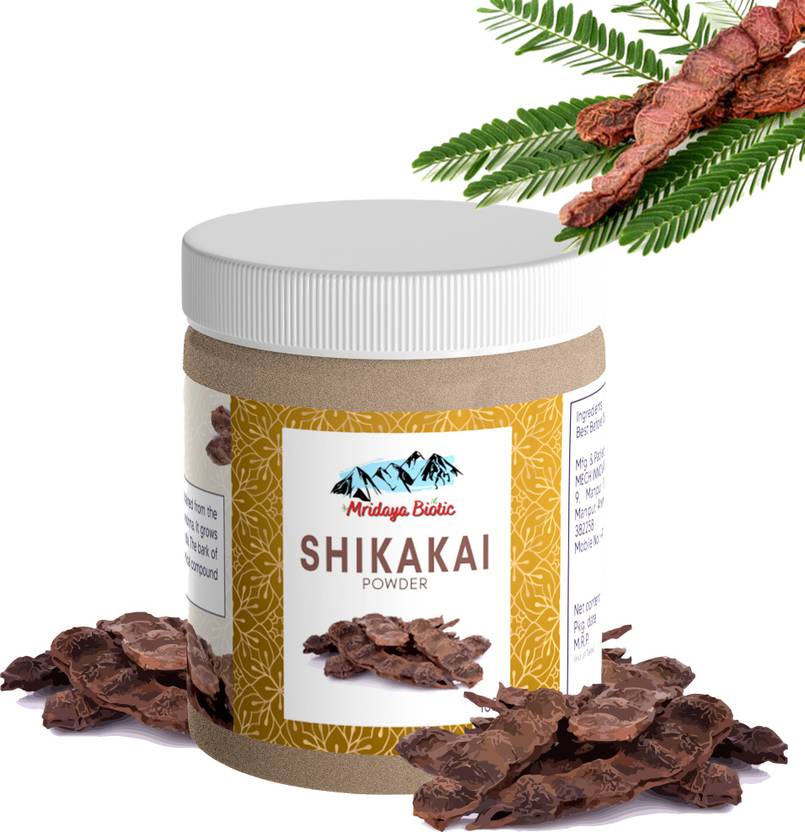 Mridaya Biotic 100% Natural Organic Shikakai Powder For Conditioning ...