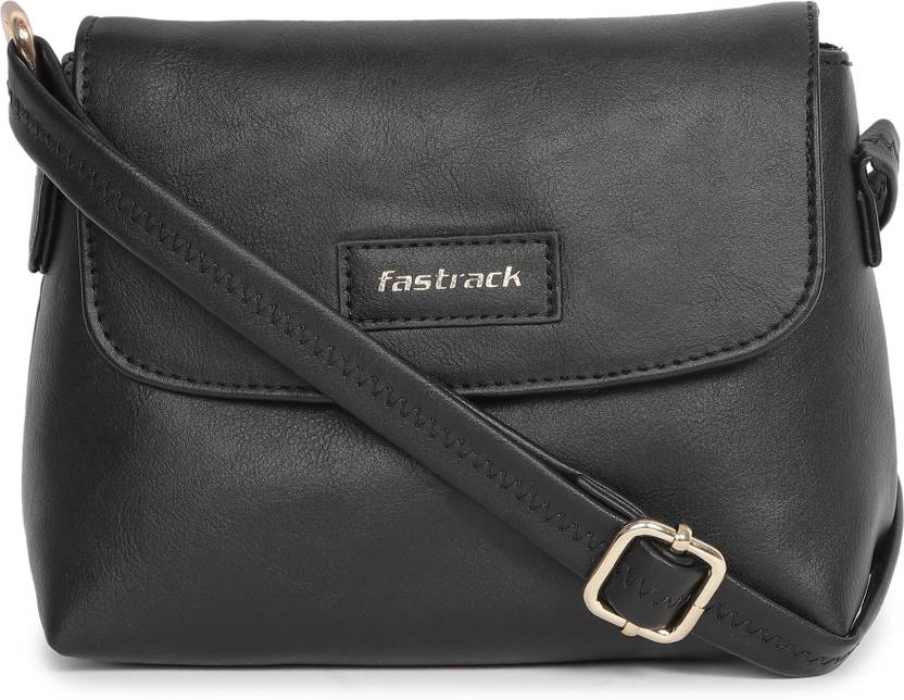 Buy Fastrack Women Black Sling Bag Black Online @ Best Price in India ...