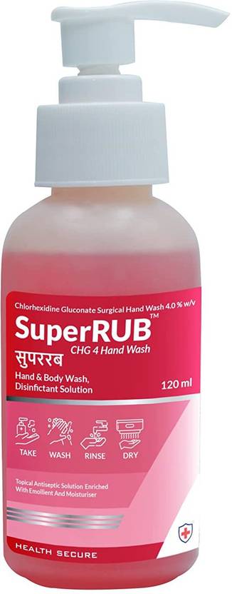 SuperRUB Hand Wash and Body Wash Disinfectant Solution Pre-Operative ...