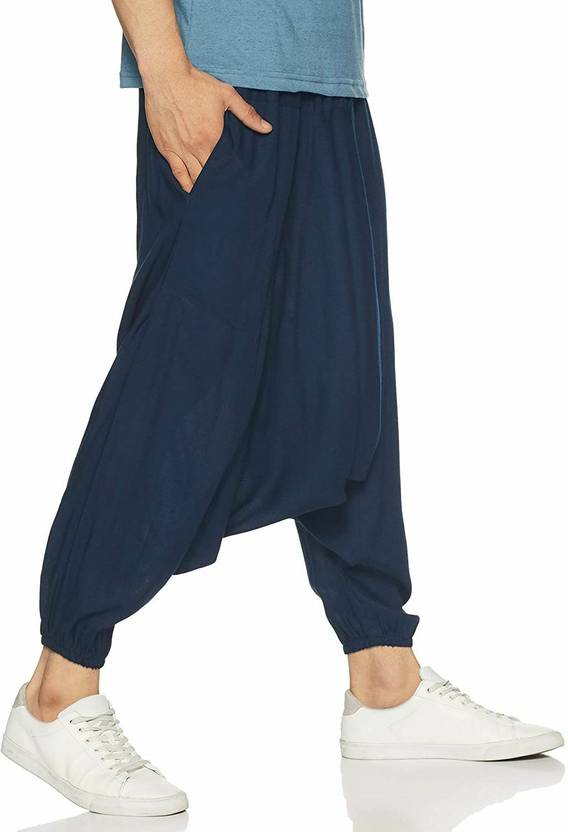 SUVASANA Solid Rayon Men Harem Pants - Buy SUVASANA Solid Rayon Men ...