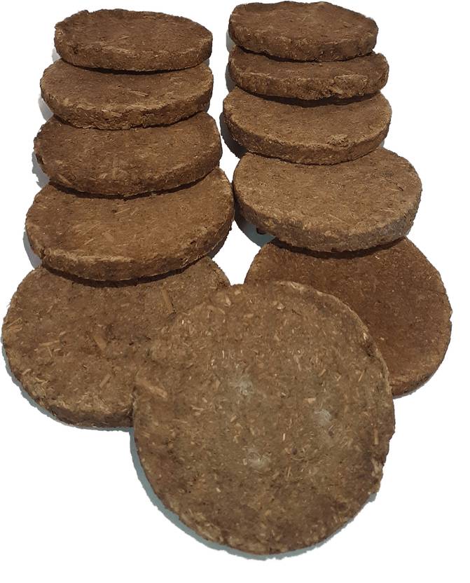 Lavish Desi Cow Dung Cake/ Gobar Upla/ Kande, 100%Pure, Ideal for Hawan ...