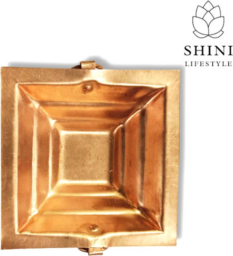 SHINI LIFESTYLE Copper Havan Kund for Temple Home Hindu Festivals Pooja ...