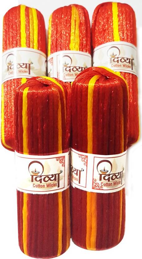 Divya Cotton Wicks | Silk Pooja Kalava/Moli Thread | Sacred Threads ...